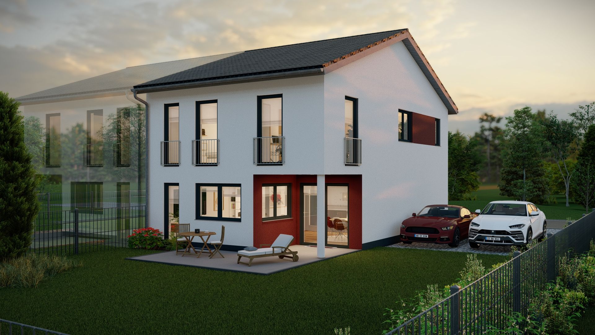 DHH mit Keller, große Wohnfläche, Büro im EG, 2 Kinderzimmer, Schlafen ...